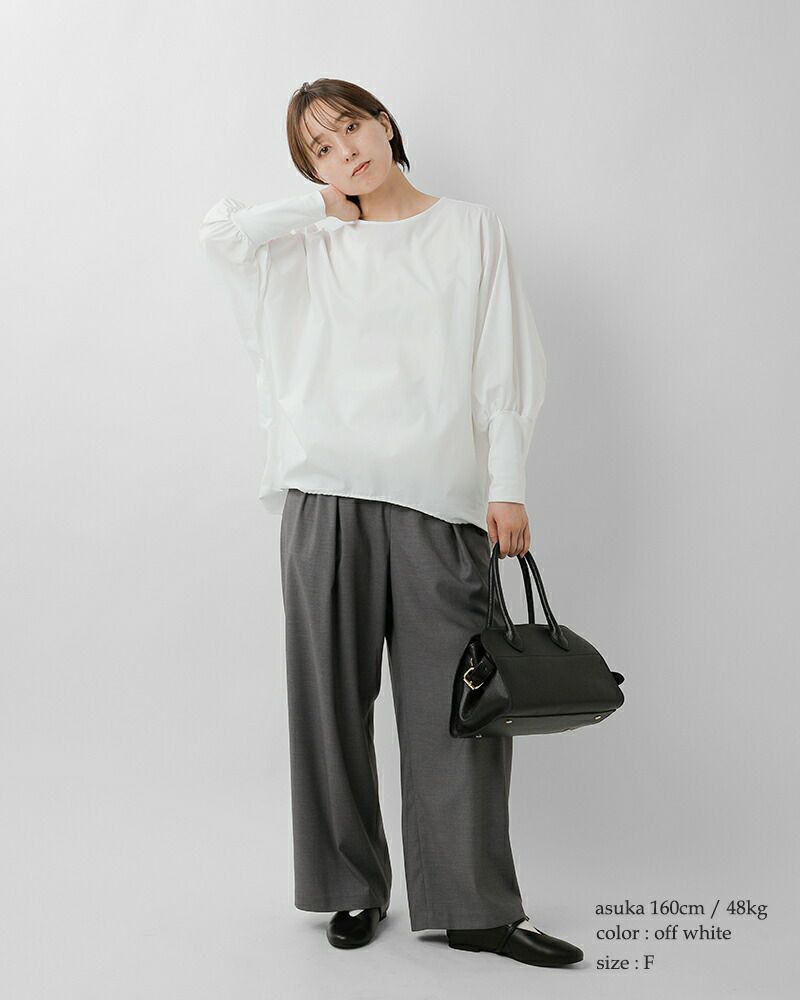 30%OFF】mizuiro ind ミズイロインド コットン クルーネック コクーン