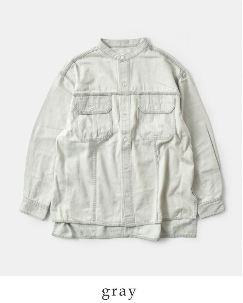 kha:ki カーキ サイド スリット デニム ジャケット “SIDE SLIT kha:ki カーキ サイド スリット デニム ジャケット “SIDE SLIT