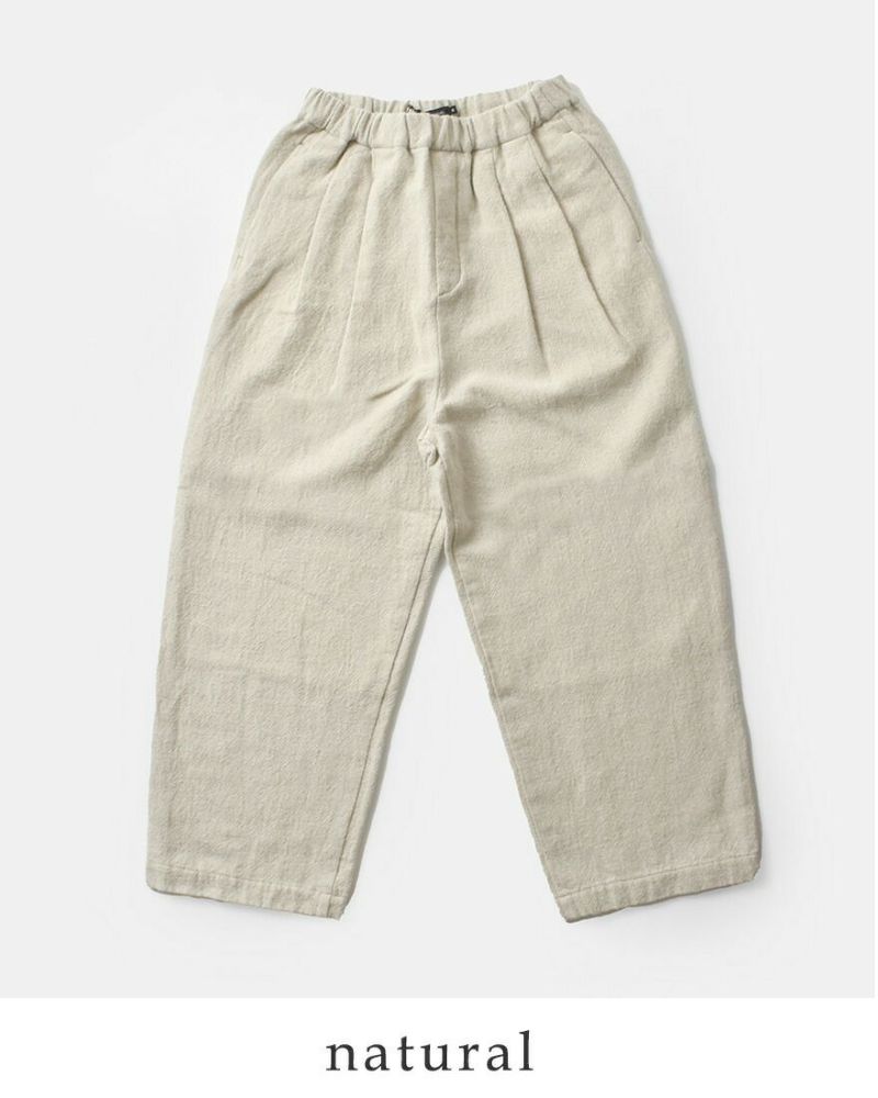 TRAVAIL MANUEL トラバイユマニュアル ウールリネンミルド 2タック