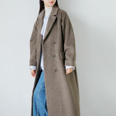 20%OFF】【÷÷】Le Glazik ルグラジック ラムウール ダブルブレステッド